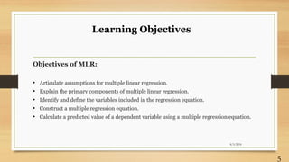 Multiple linear regression | PDF
