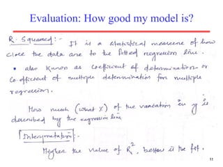 Multiple Linear Regression (MLR) is an extension of Simple Linear ...