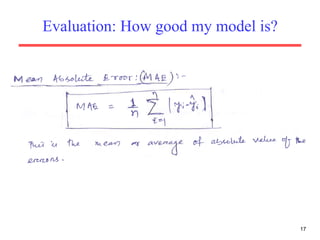 Multiple Linear Regression (MLR) is an extension of Simple Linear ...