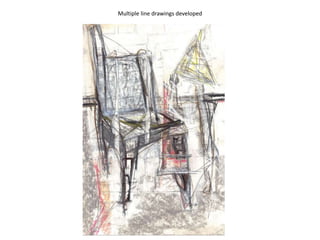 OVERLAPPING, MULTIPLE-LINED DRAWINGS | PPTX | Drawing and Sketching ...