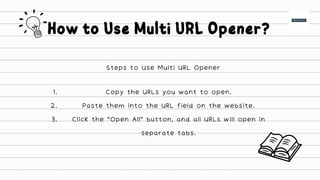Multiple Link Opener | Multiple Url Opener | PDF