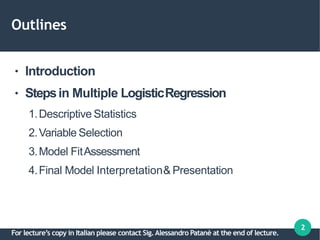 Multiple logistic regression | PPTX