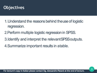 Multiple logistic regression | PPTX