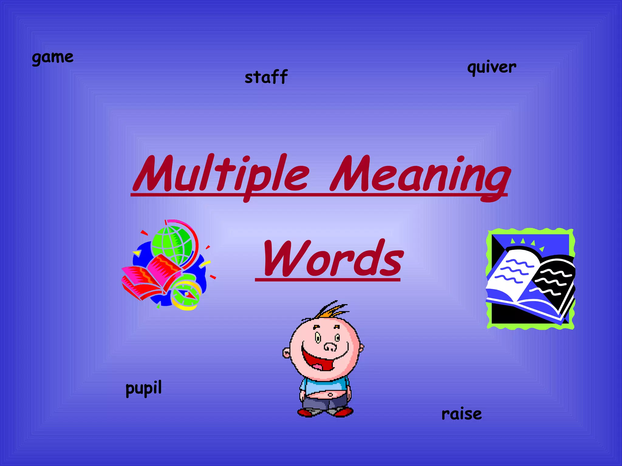 Multiple meaning words ppt. | PPT