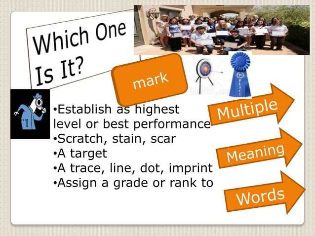 Multiple meaning words slide show | PPTX