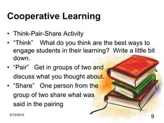 Multiple means of teaching | PPT