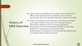 Multiple Mini Interviews for Medical, Dental, Pharmacy, and Veterinary ...