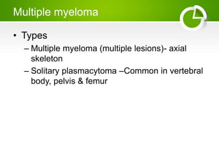 Multiple myeloma | PPTX