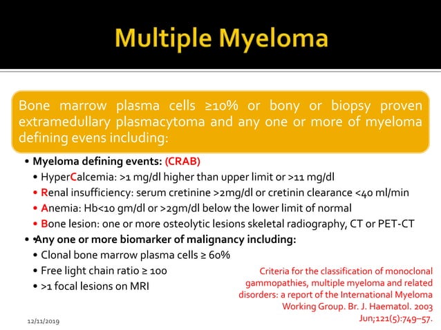 Multiple myeloma | PPT