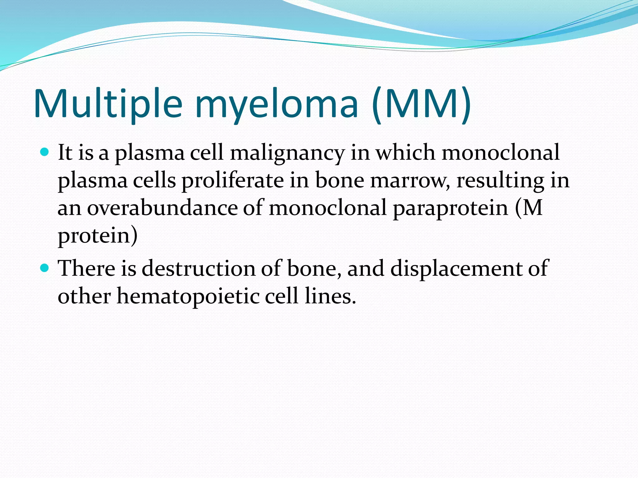 Multiple myeloma | PPTX