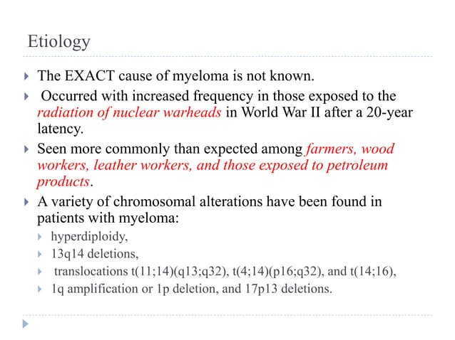 MULTIPLE MYELOMA clinical features and presentation.pptx