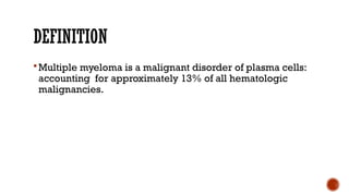 Multiple Myeloma presentation (medical surgical nursing ) | PPT