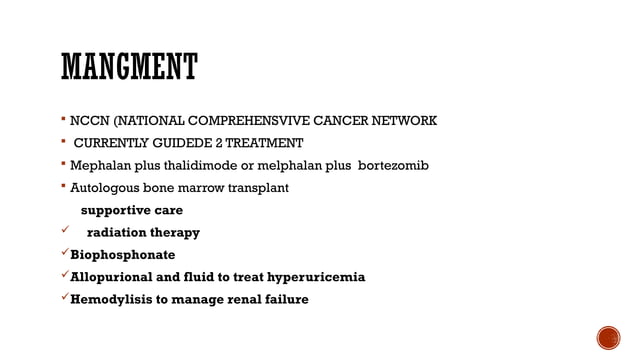 Multiple Myeloma presentation (medical surgical nursing ) | PPT