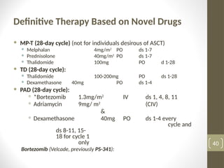 Multiple myeloma, aetiology, pathogenesis, and management.ppt