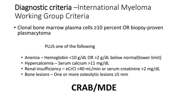Multiple myeloma final 2018 updated | PPTX