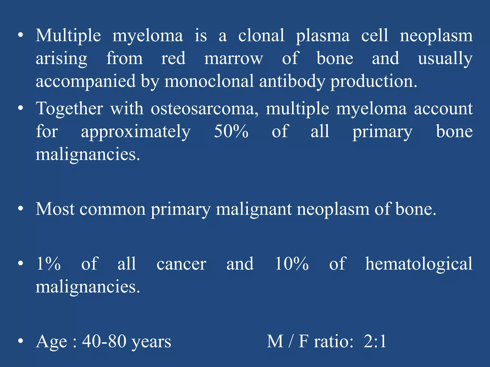 Case Presentation on Multiple Myeloma by Dr. Brajesh K. Ben | PPTX