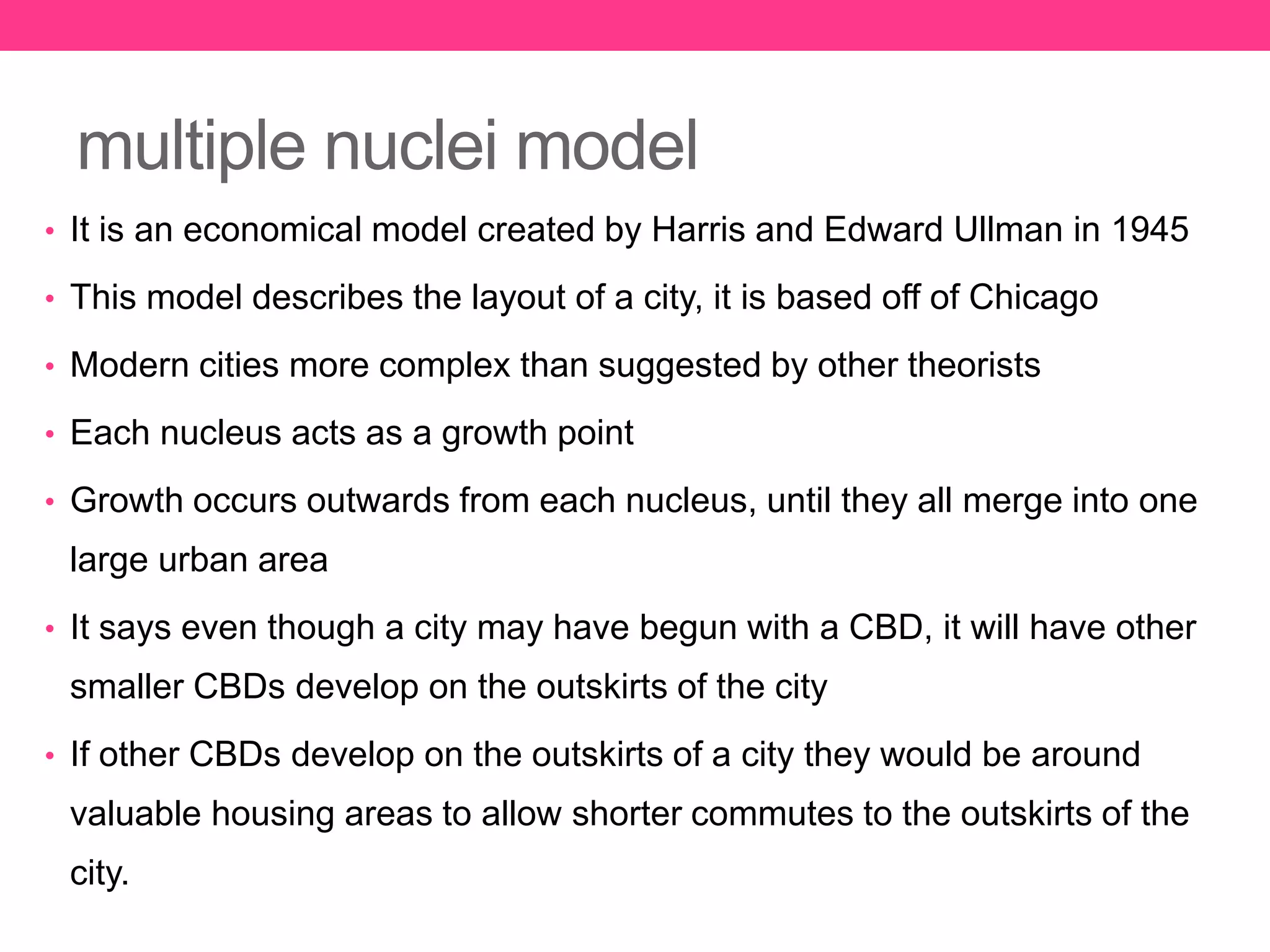 Multiple nucleii model | PPTX