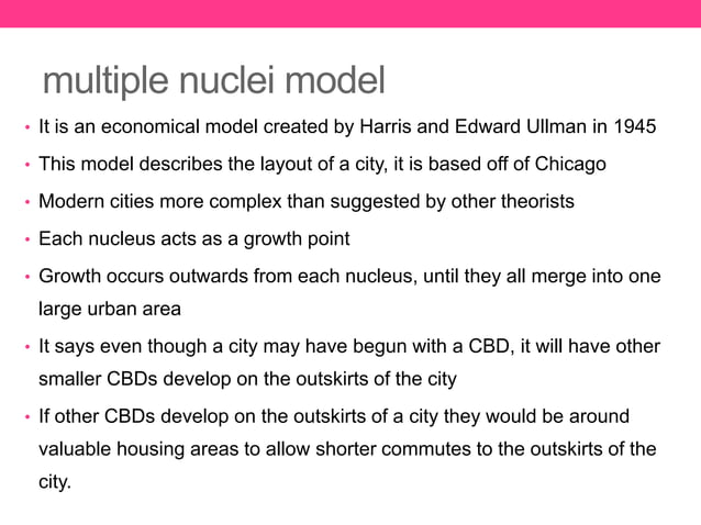 Multiple nucleii model | PPTX