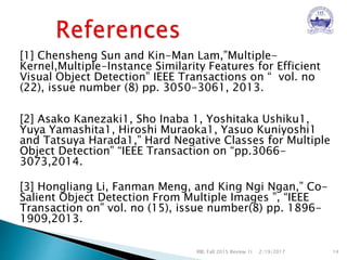Multiple object detection | PPTX