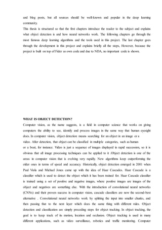 Multiple object detection report | DOCX