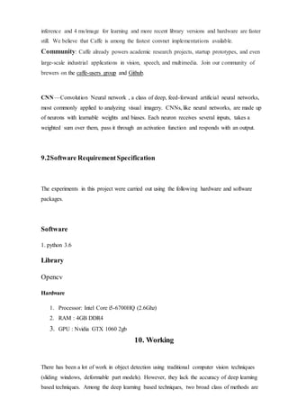 Multiple object detection report | DOCX
