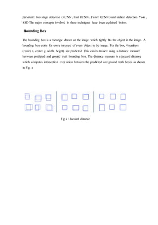 Multiple object detection report | DOCX
