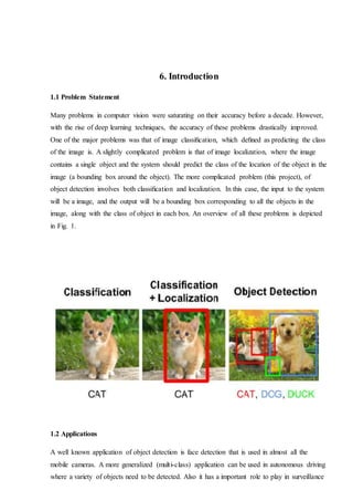 Multiple object detection report | DOCX