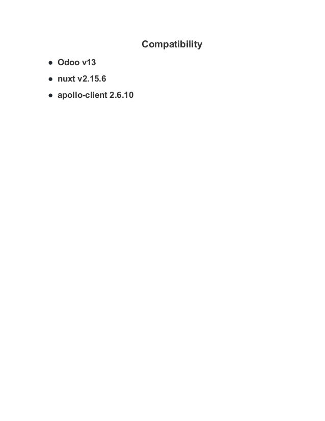 Multiple Odoo With Single Vue Storefront Pdf Web Development Internet