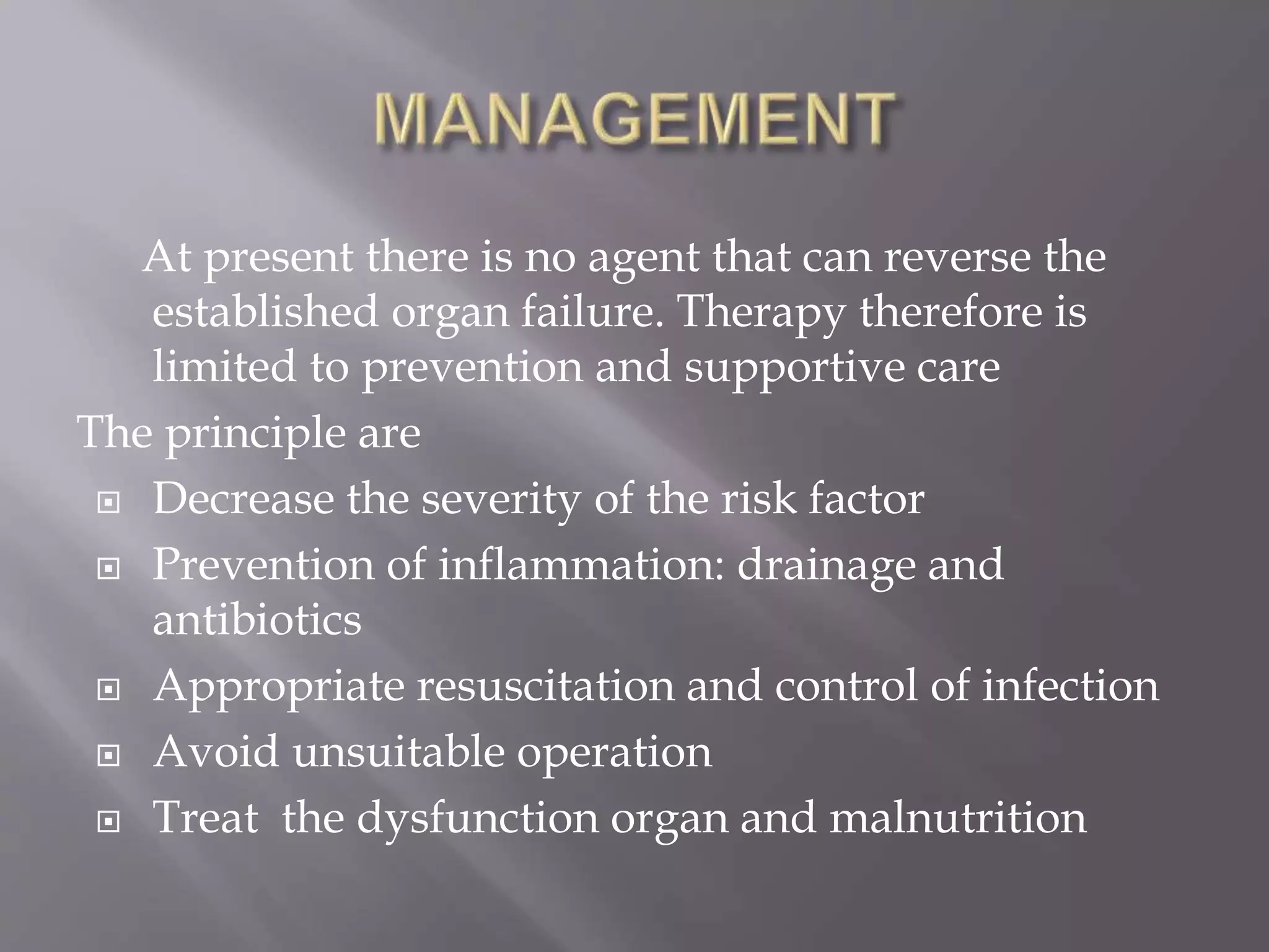 Multiple organ dysfunction syndrome | PPTX