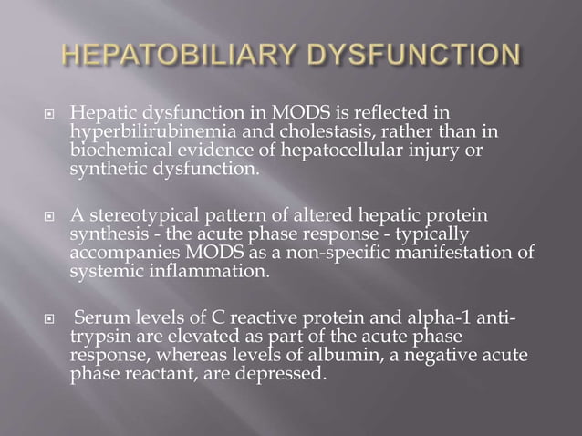 Multiple organ dysfunction syndrome | PPTX