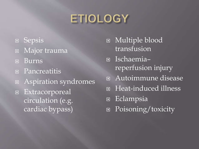 Multiple organ dysfunction syndrome | PPTX