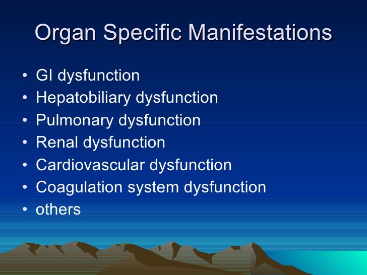 Multiple Organ Dysfunction Syndrome2009