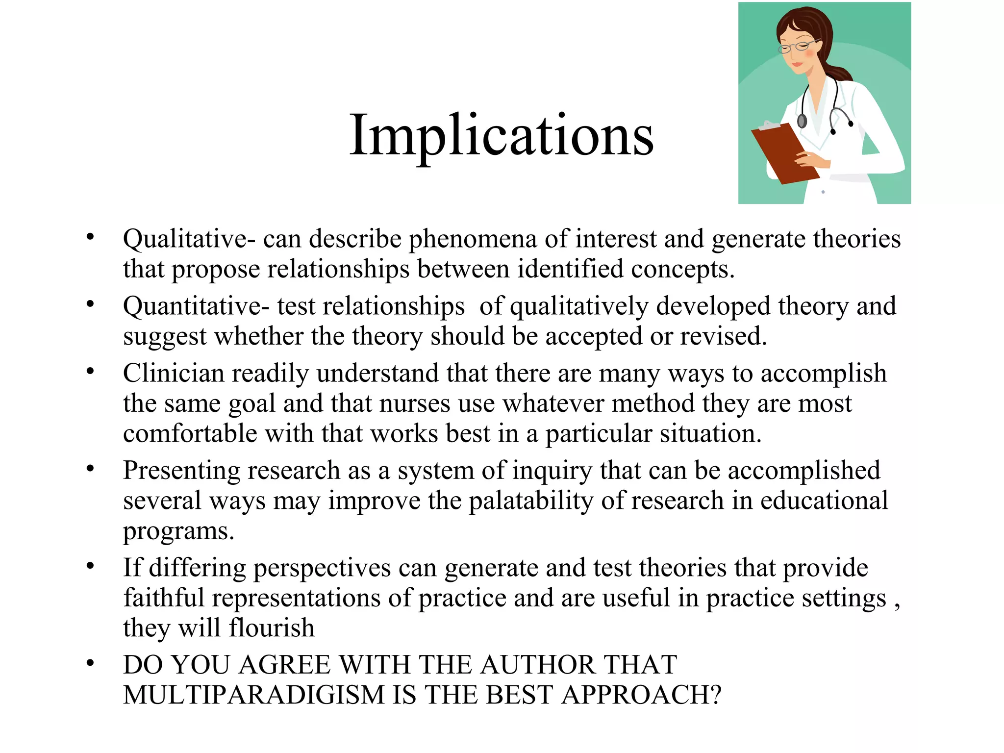 Multiple Paradigms of Nursing Science | PPT