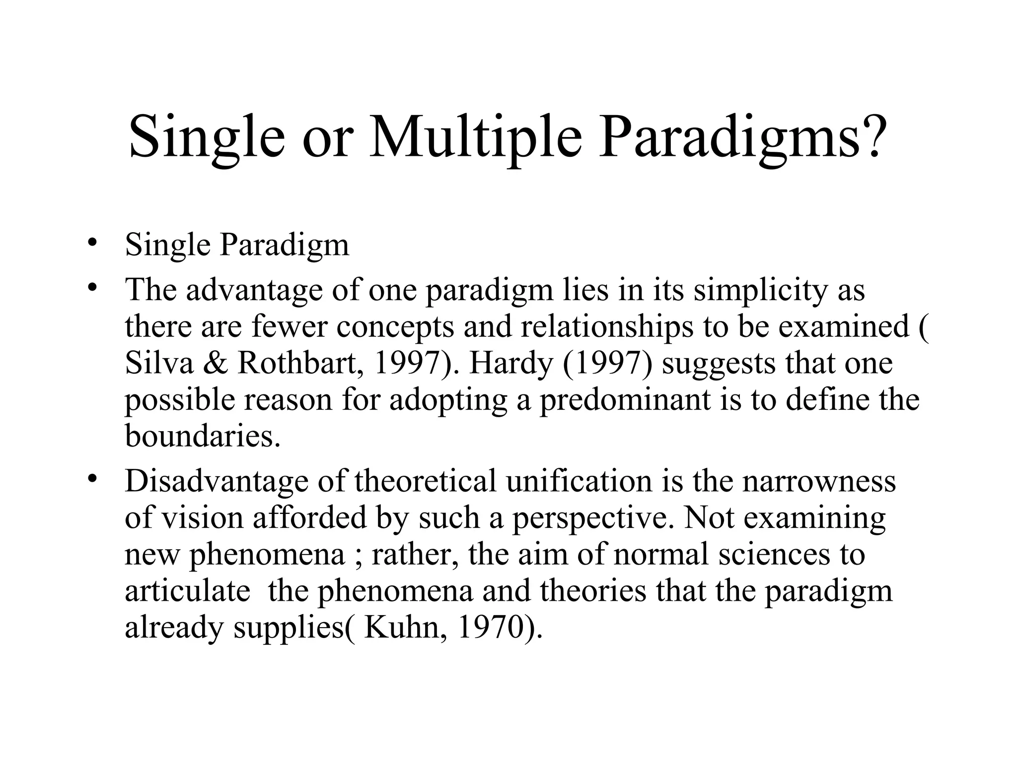 Multiple Paradigms of Nursing Science | PPT