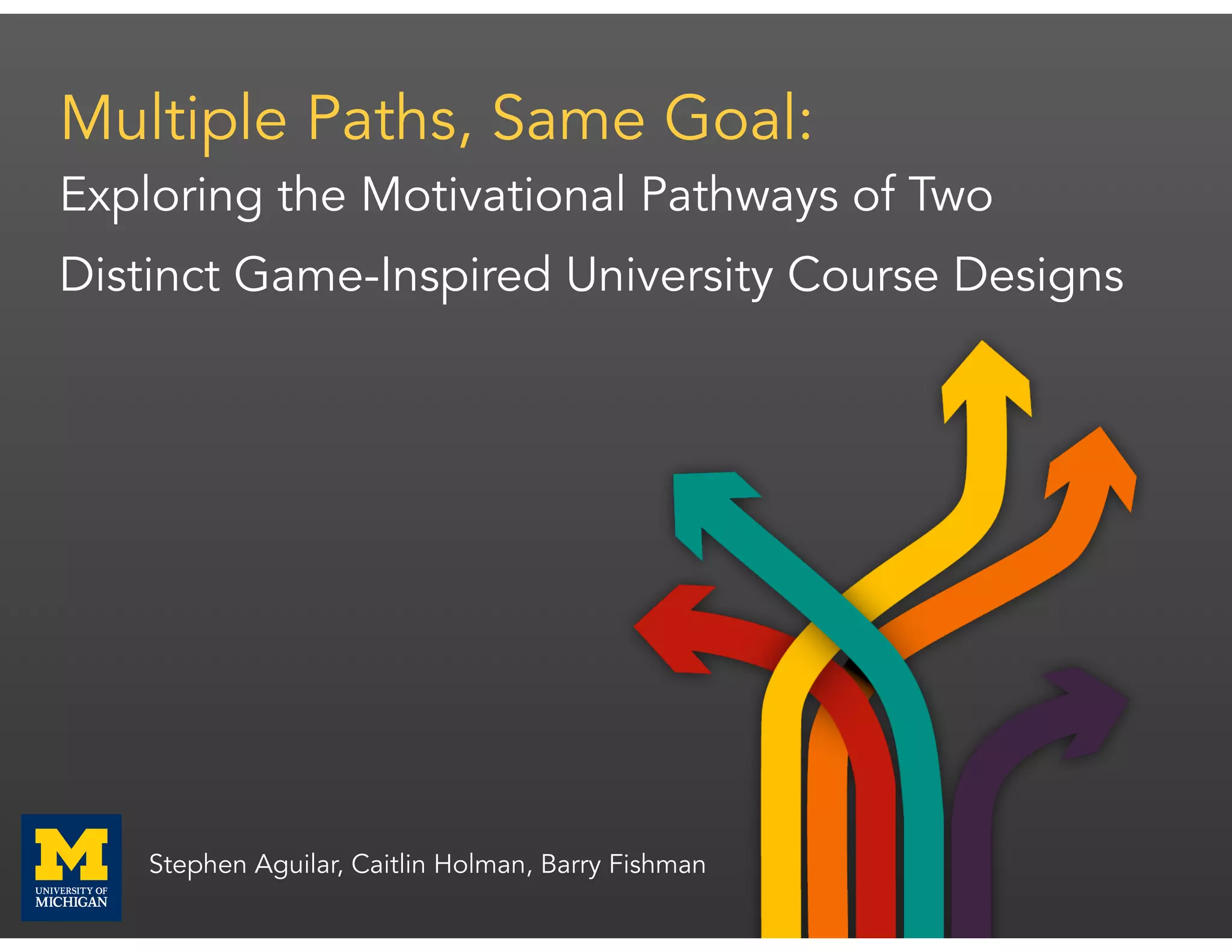 Multiple Paths, Same Goal: Exploring the Motivational Pathways of Two ...