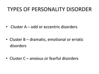 Multiple personality disorder | PPTX