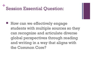 Multiple perspectives pgl power point amg 2013 | PPT