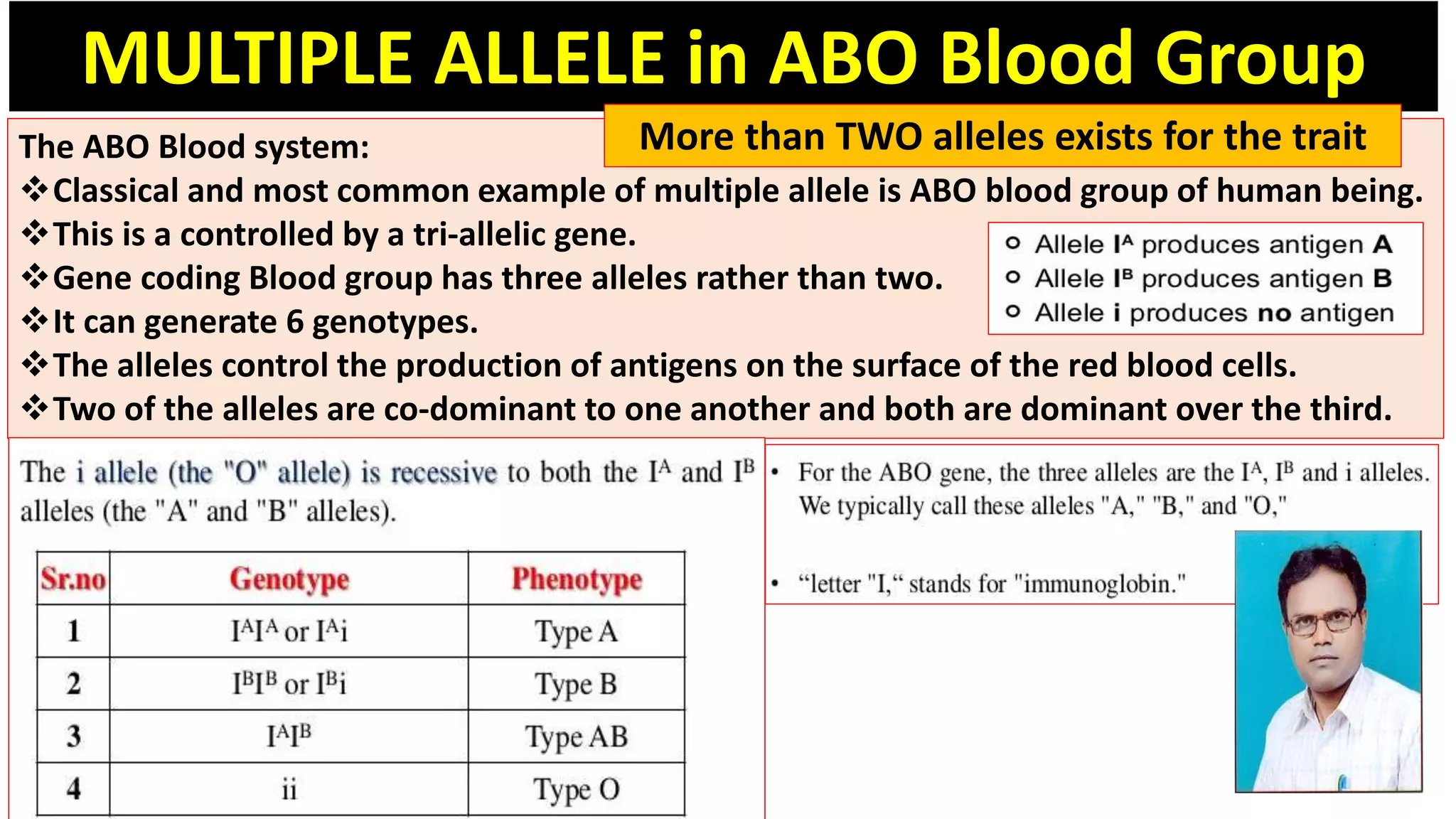 Multiple Alleles | PPTX | Genetics | Science