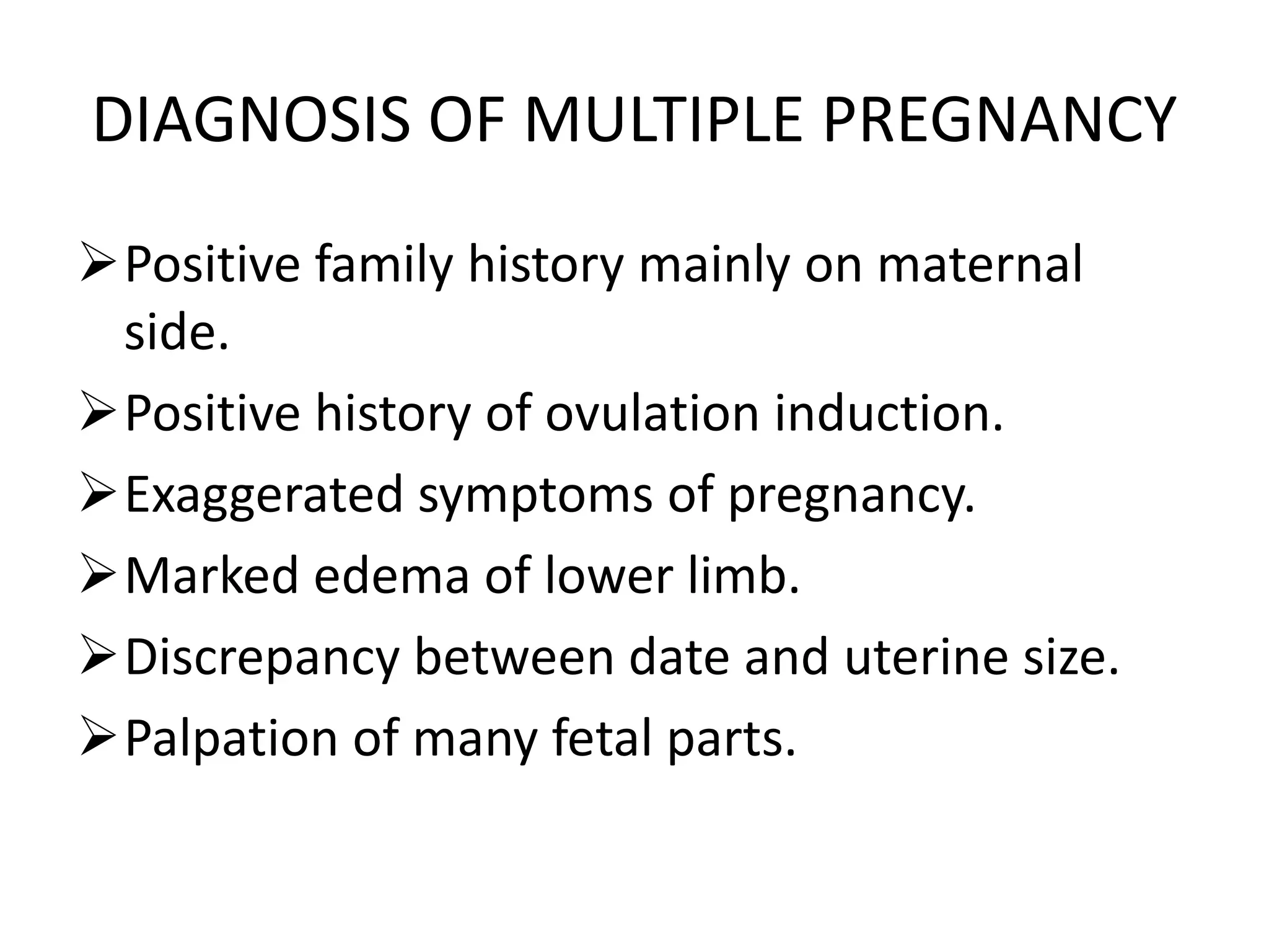 Multiple pregnancy | PPTX