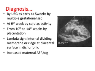 Multiple pregnancy | PPTX