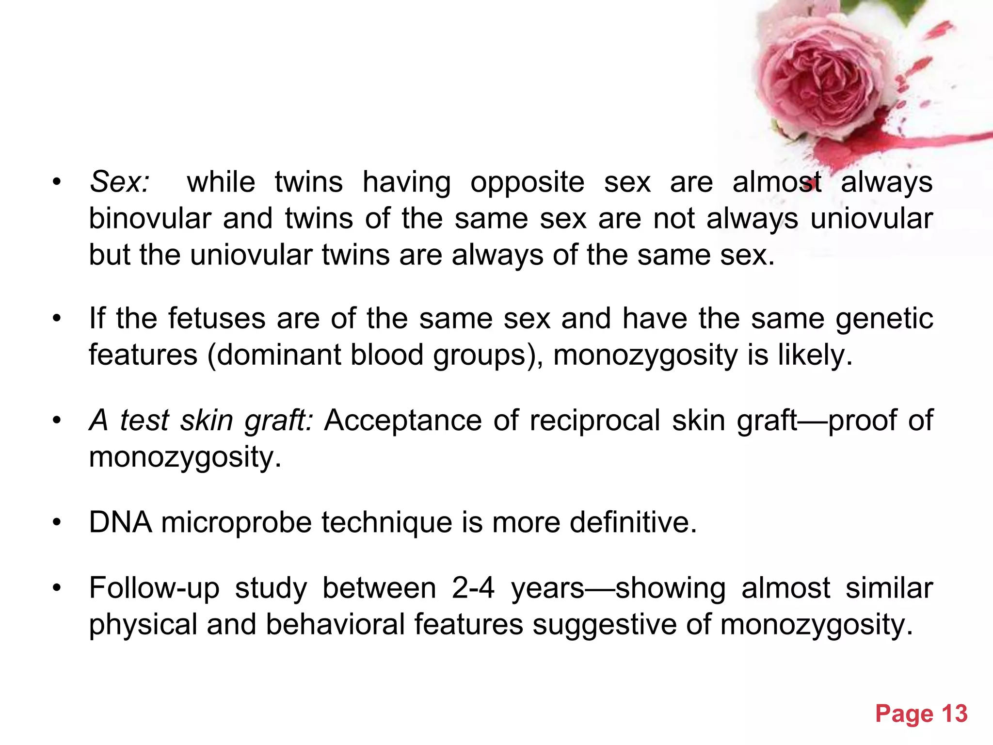 Multiple pregnancy | PPTX