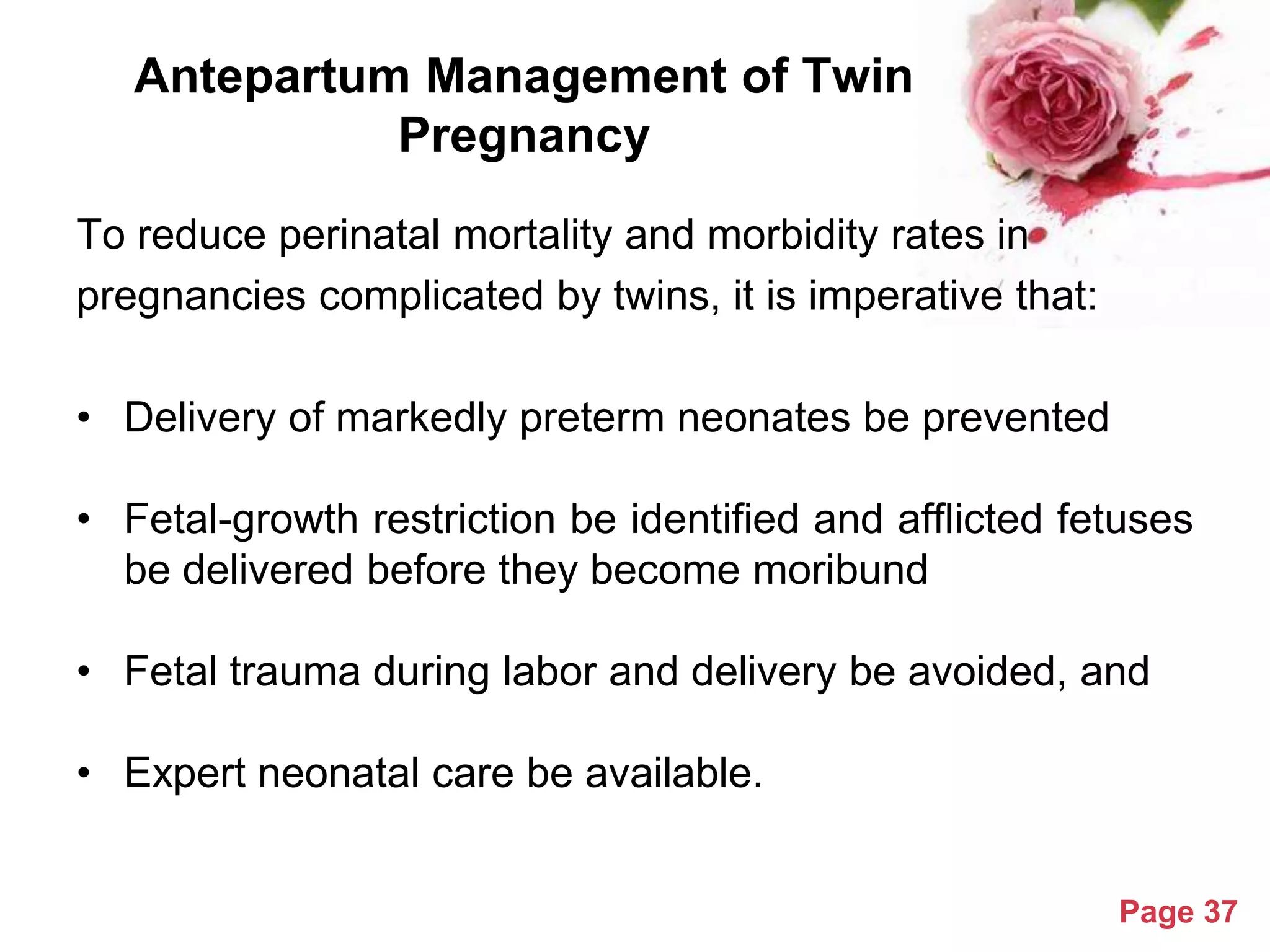 Multiple pregnancy | PPTX