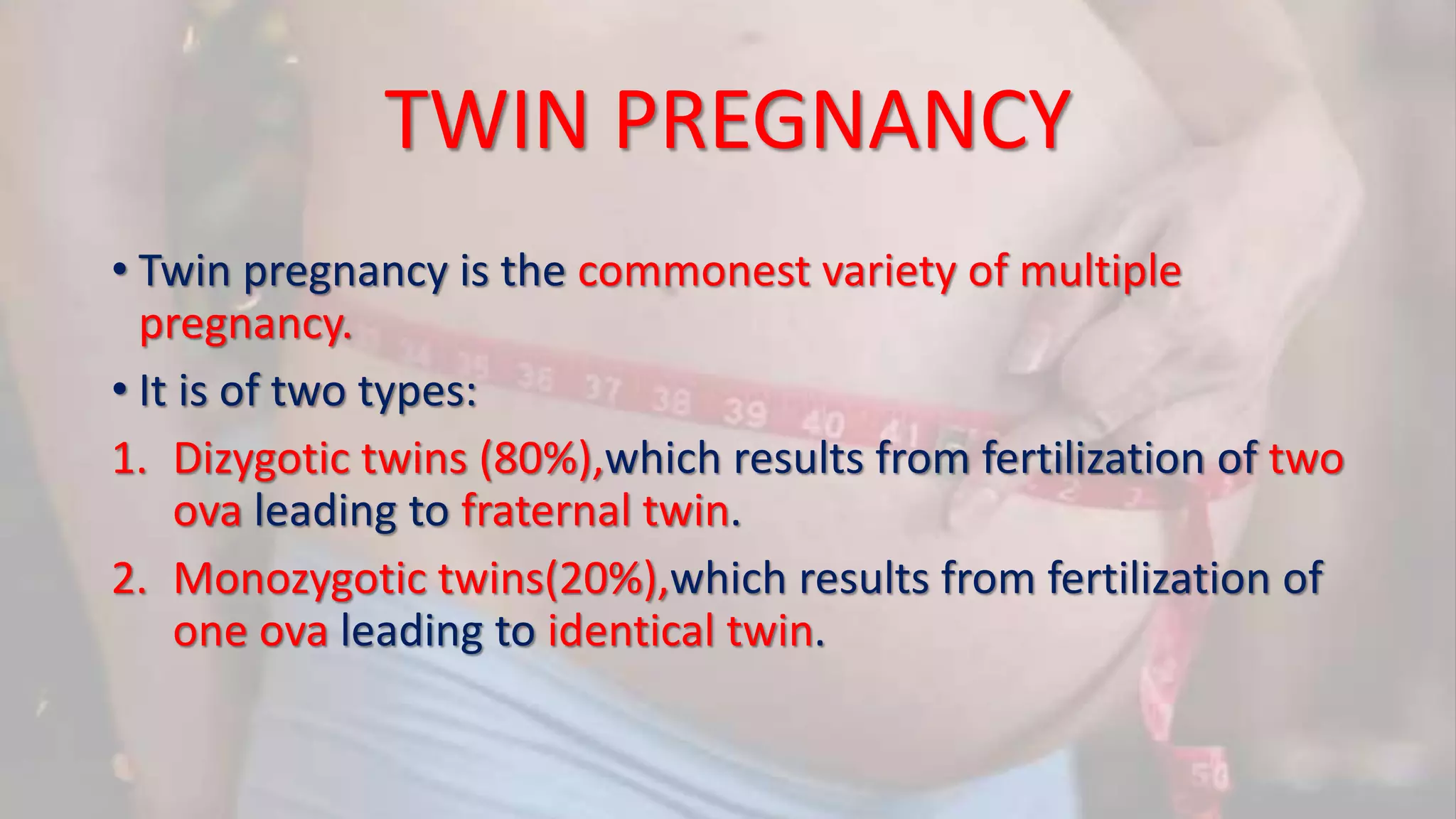 Multiple pregnancy | PPTX