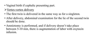 Multiple pregnancy | PPTX | Pregnancy | Reproductive Health