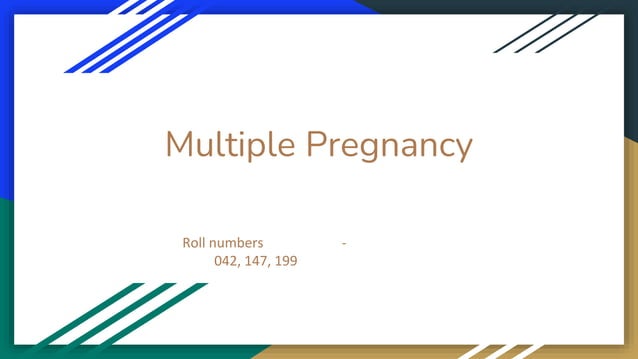Multiple Pregnancy.pptx