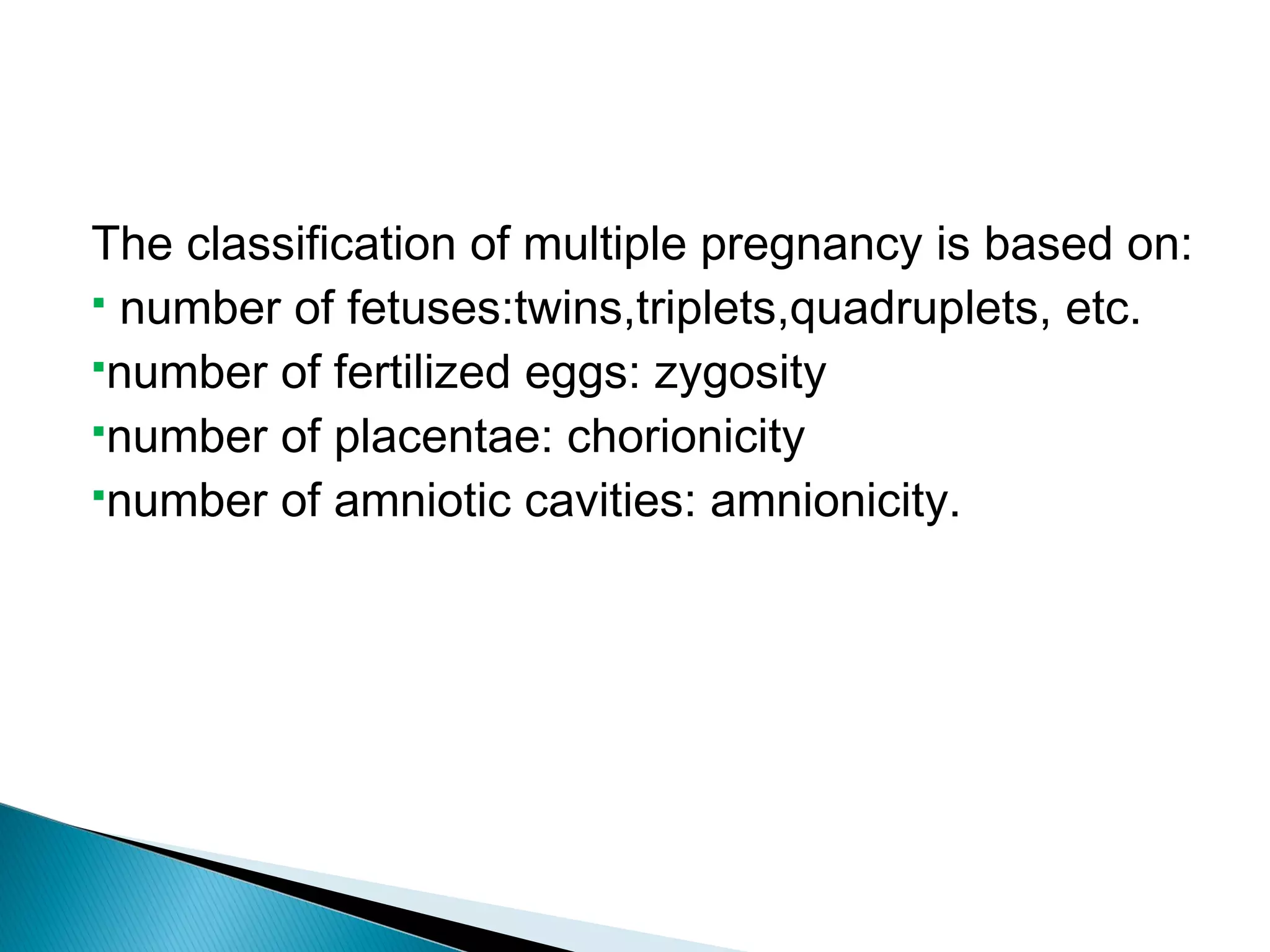 Multiple pregnancy | PPT