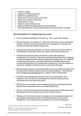 Multiple Pregnancy and Intrapartum of Twin Pregnancy Antenatal ...