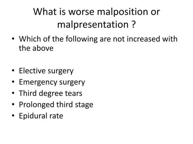 Multiple pregnancy malpresentation malposition | PPT