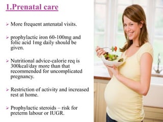 Multiple pregnancy – management | PPTX