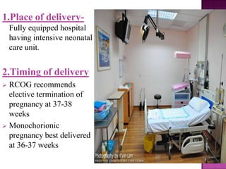 Multiple pregnancy – management | PPTX